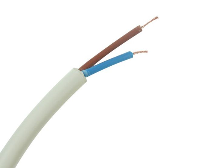 H012C50-GY *DBK* - CABLE SIGNAL 2C 0.5mm NO SCREEN GREY