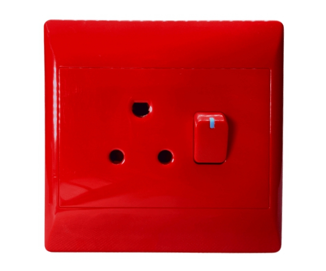 STI-1096 - DEDICATED SINGLE SOCKET 4x4 FLUSH MOUNT RED